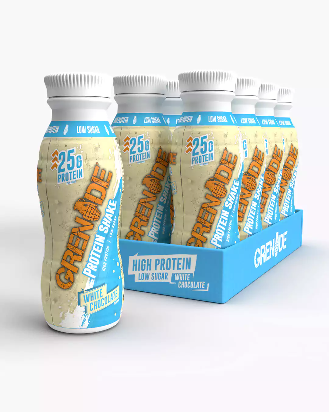 Shop Grenade Shake White Chocolate – Pack of 8 | Grenade